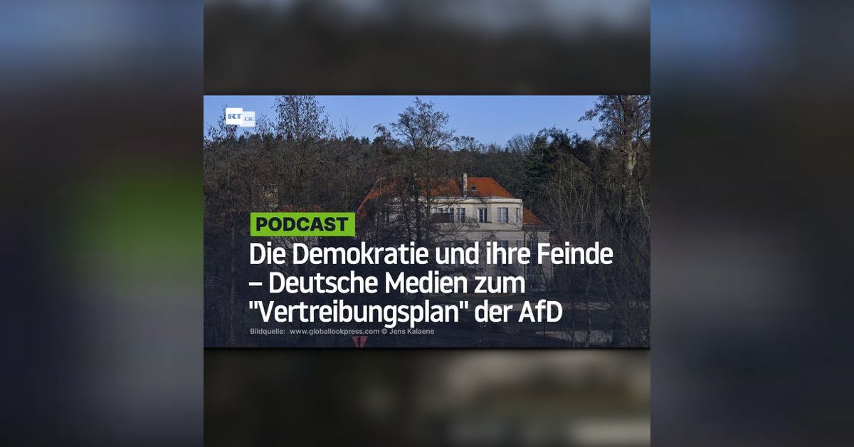 Die Demokratie und ihre Feinde – Deutsche Medien zum ”Vertreibungsplan ...