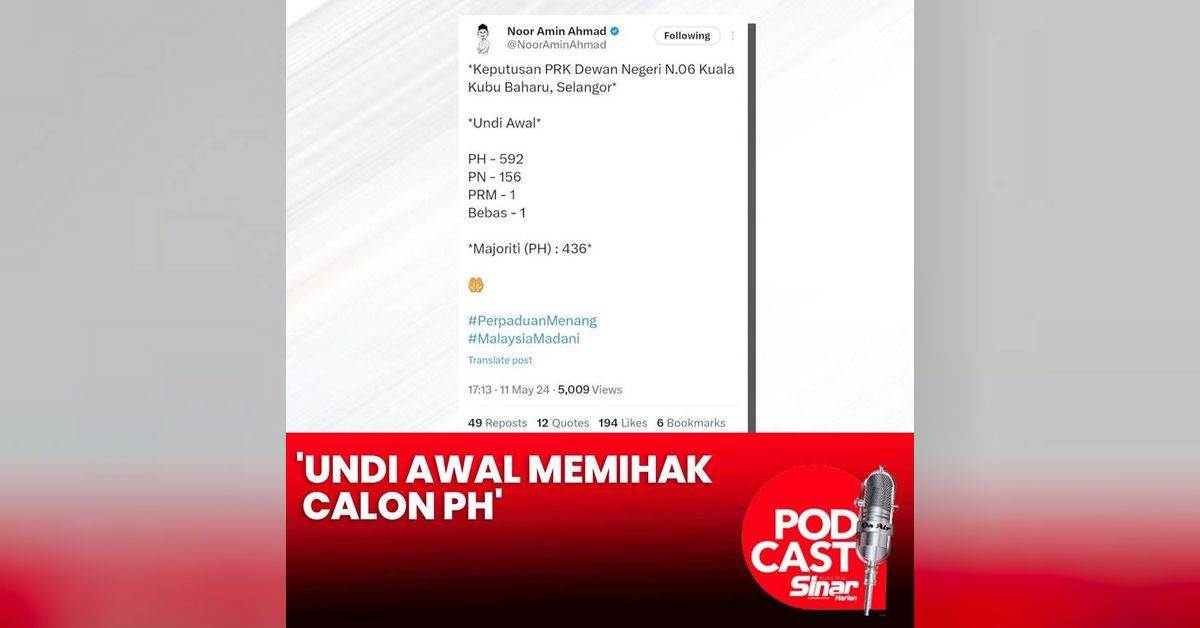 Askar, polis undi calon PH - Bekas MP Kangar | Sinar Harian