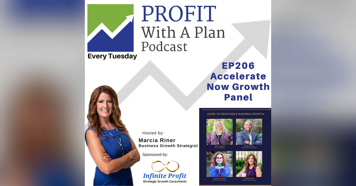 EP206 Accelerate Now - Growth Panel | Profit With A Plan