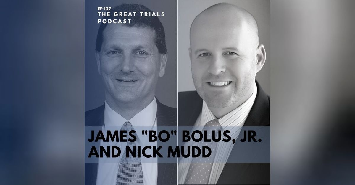 James "Bo" Bolus, Jr. & Nick Mudd | Boerste v. University Medical ...