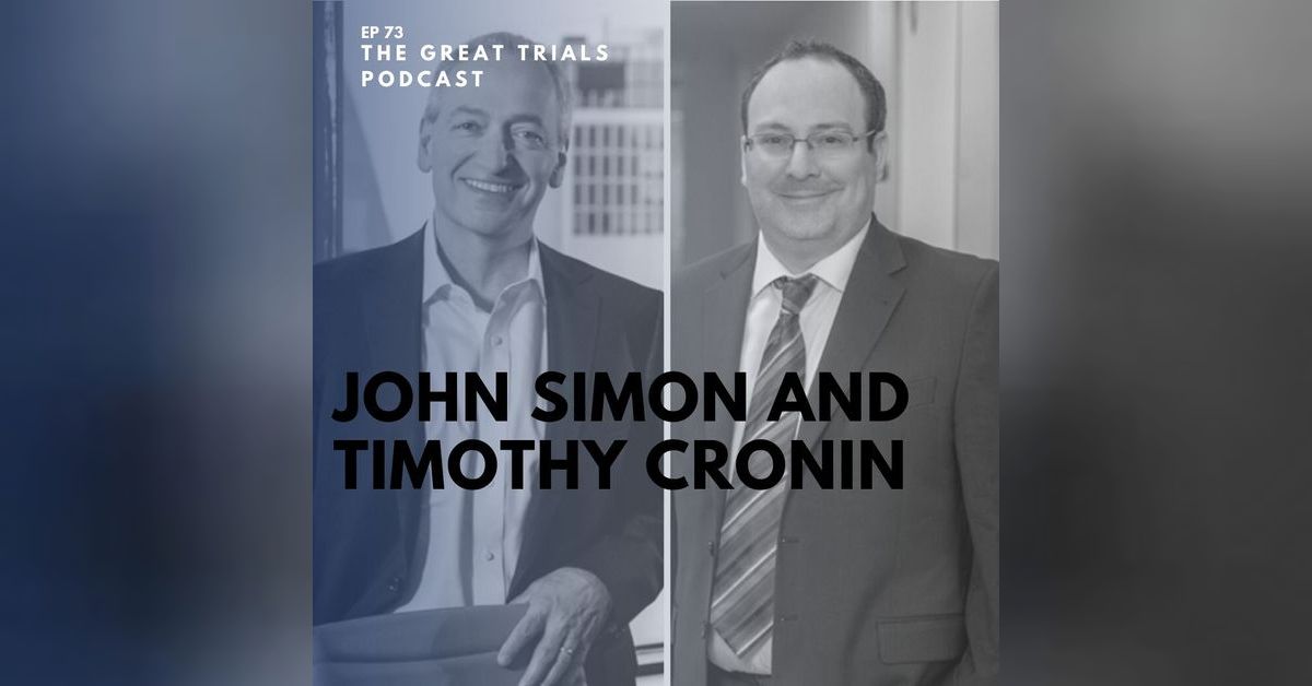 John Simon and Timothy Cronin | Brian and Michelle Koon v. Walden, M.D. and St. Louis University ...