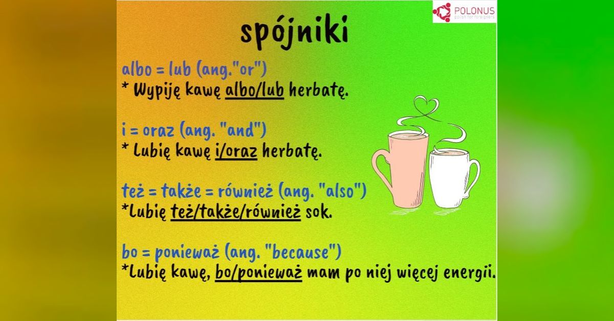 #365 Spójniki - Conjunctions | Learn Polish Podcast