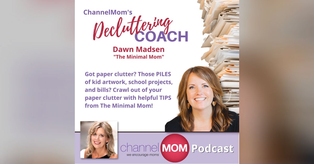Purge Paper Clutter w/ Minimal Mom! | ChannelMom