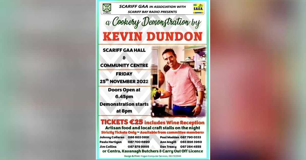 INTERVIEW HIGHLIGHTS - Kevin Dundon - Chef and TV personality | Scariff ...