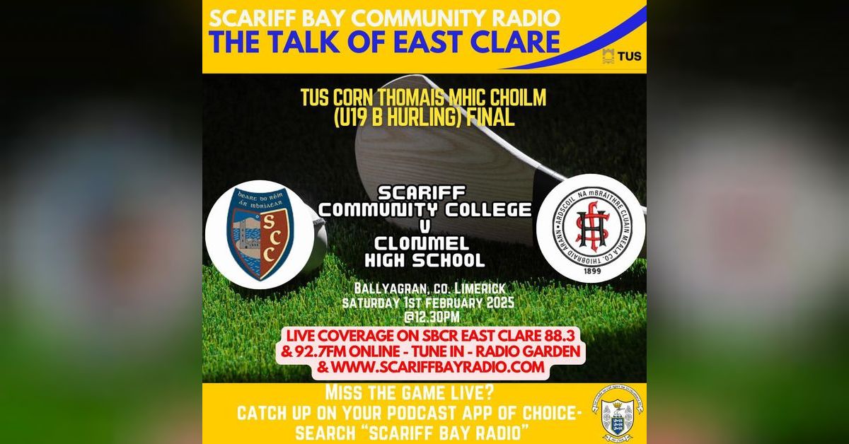 CBS High school Clonmel v Scariff Community College - Match sponsor ...