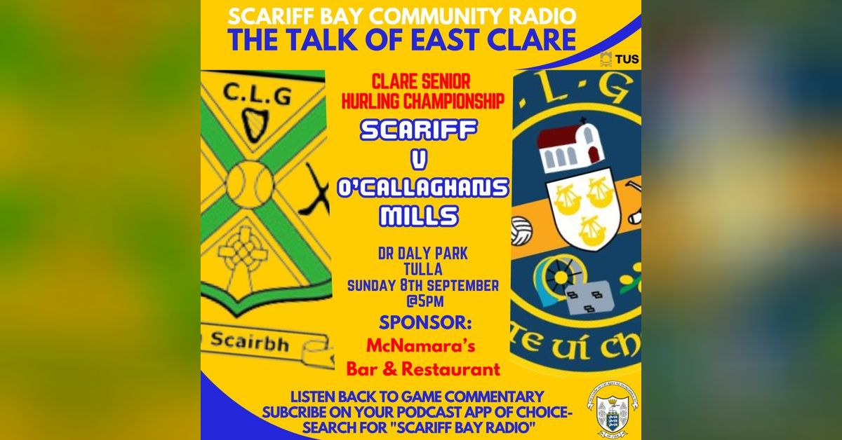 Scariff v O’Callaghans Mills, Match Sponsor - McNamaras Bar and ...