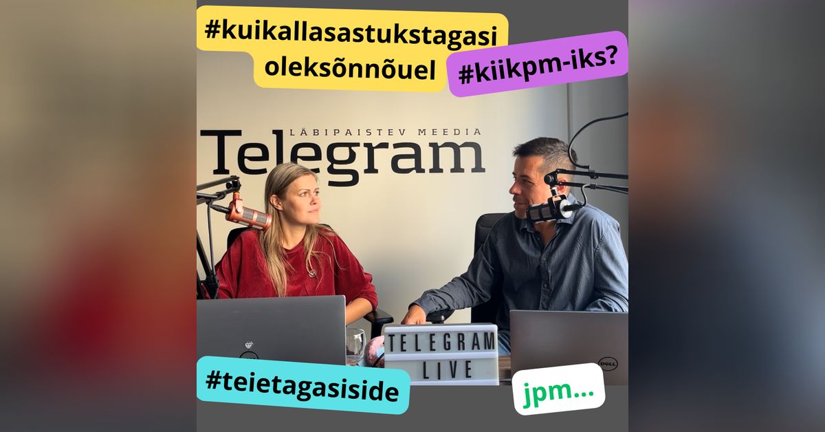 Telegrami FB-live (29.08.23): Kallase skandaal, India kosmose multikas ...