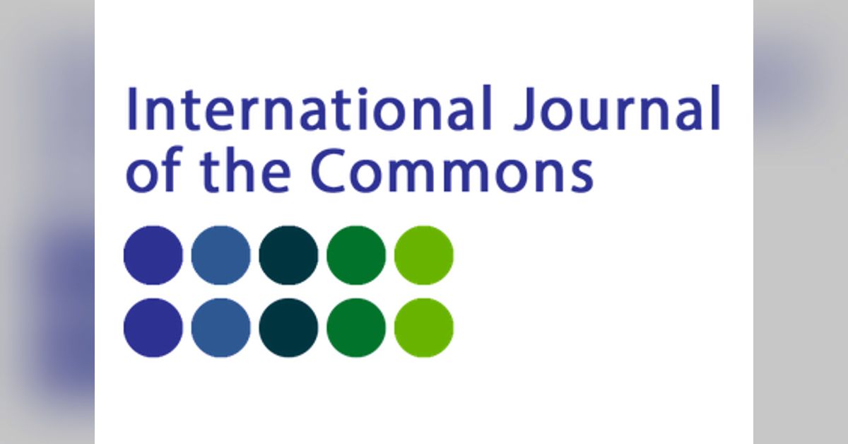 IJC #1: Traditions and Trends in the Study of the Commons, Revisited ...