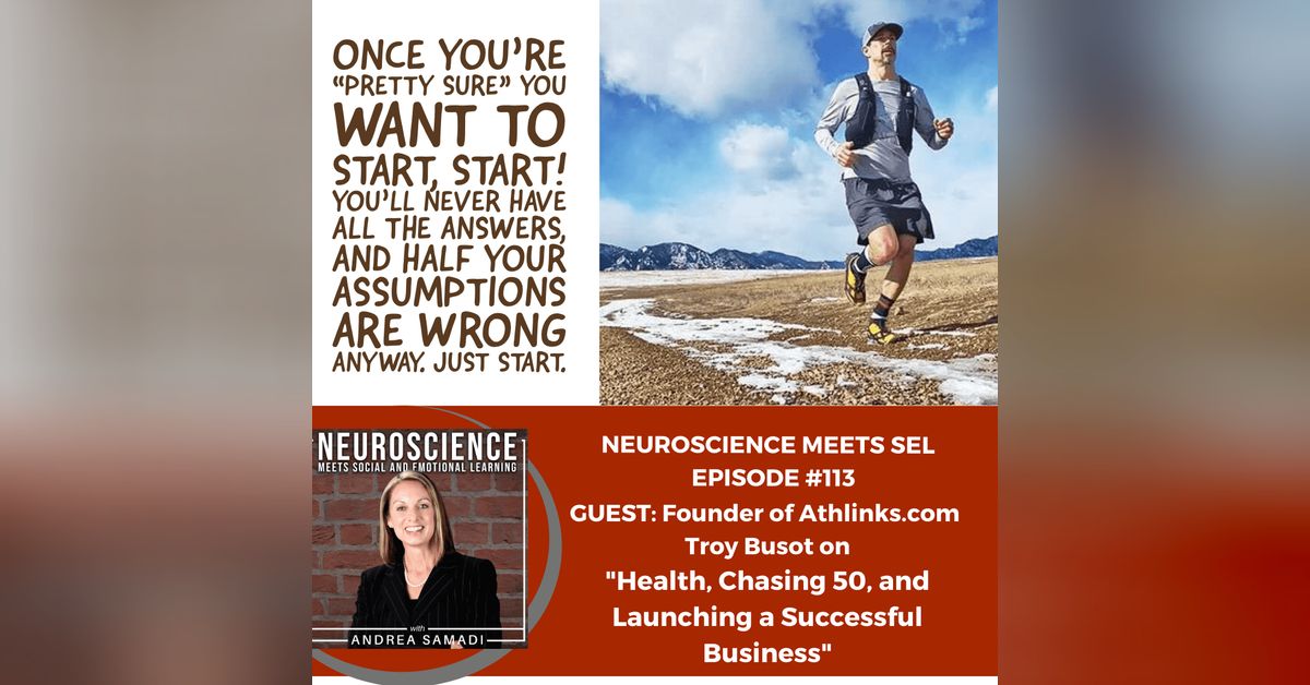 Founder of Athlinks, Troy Busot on "Launching a Successful Business ...