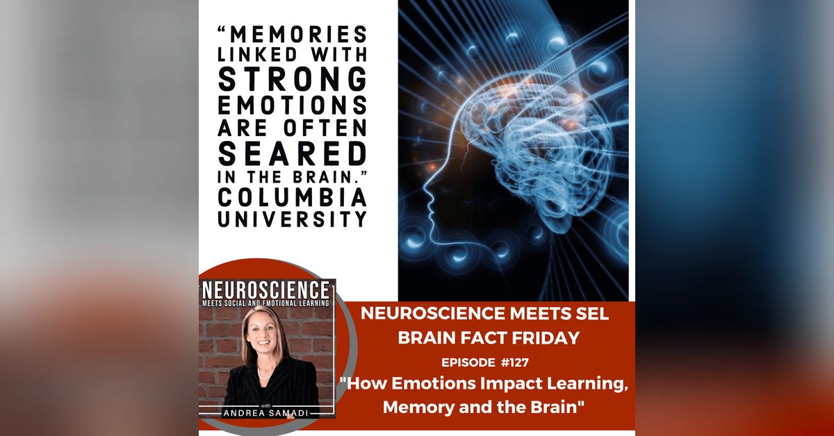 Brain Fact Friday "How Our Emotions Impact Learning, Memory and the ...