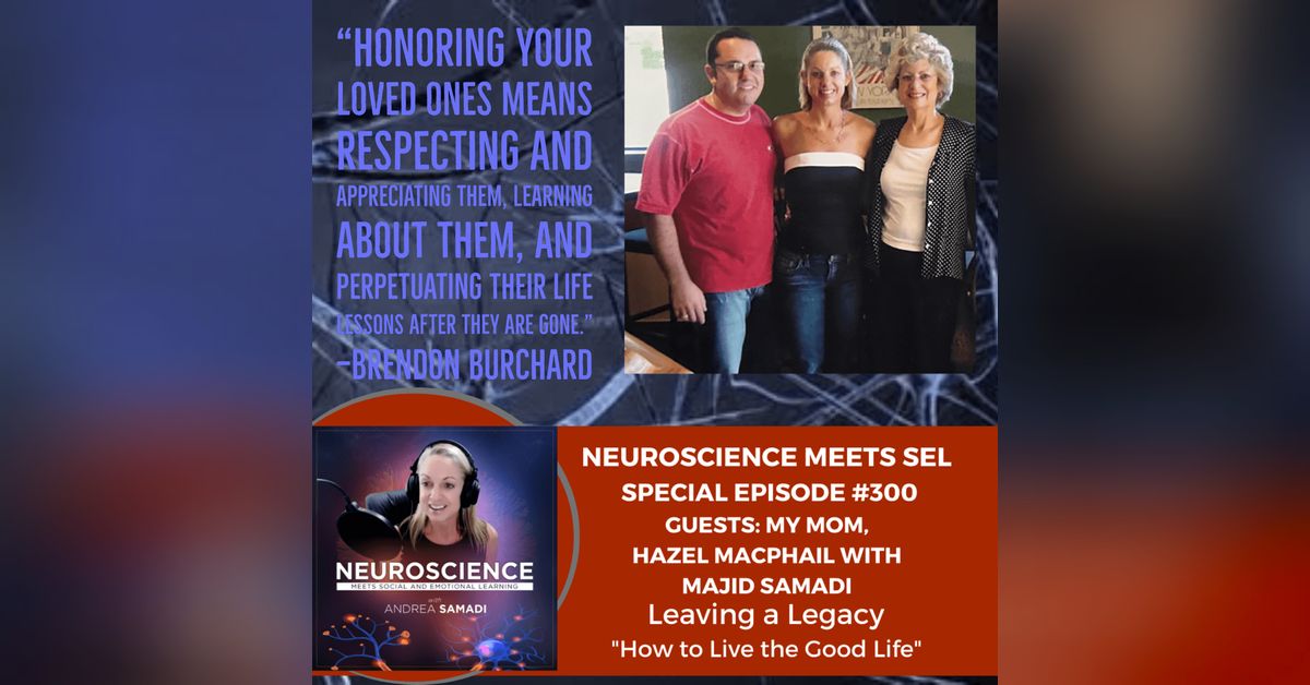 My Mom, Hazel MacPhail with Majid Samadi on ”Leaving a Legacy: How to ...