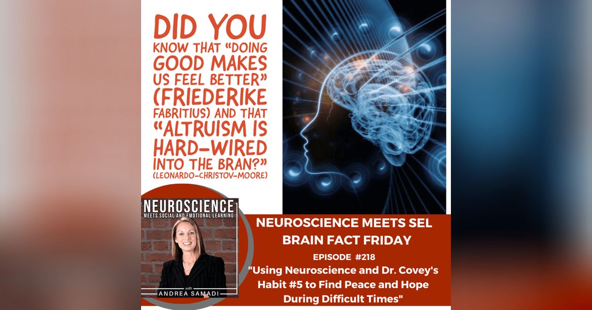 Brain Fact Friday on ”Using Neuroscience and Dr. Covey’s 5th Habit to ...