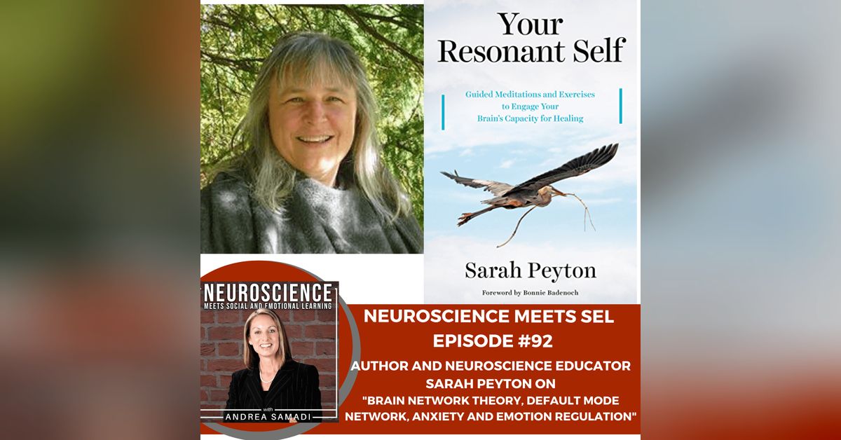 Author and Neuroscience Educator Sarah Peyton on "Brain Network Theory ...