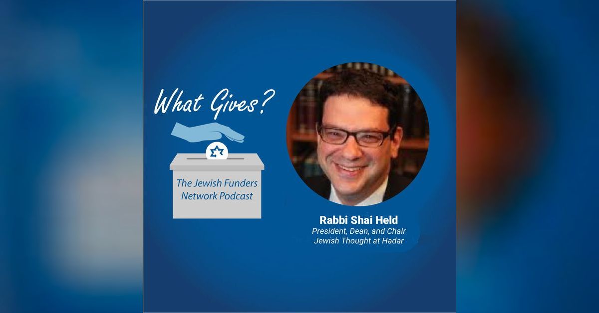 Rabbi Shai Held: Spiritual Transformation After the Plague | What Gives ...