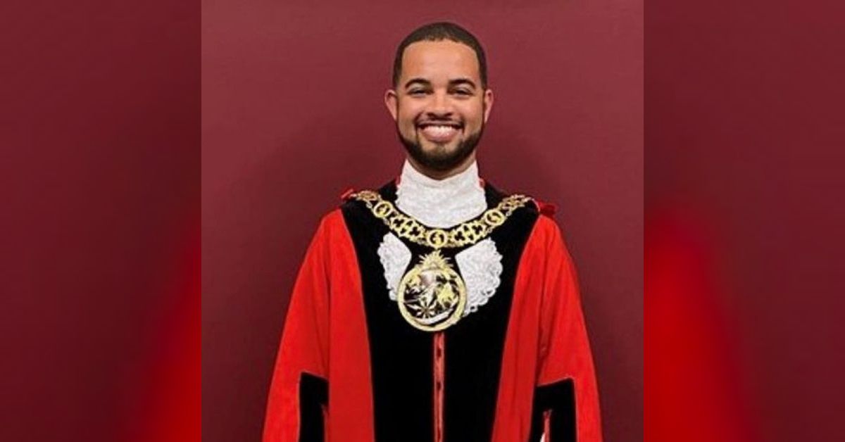 Councillor Adam Jogee, the new mayor of the London borough of Haringey ...