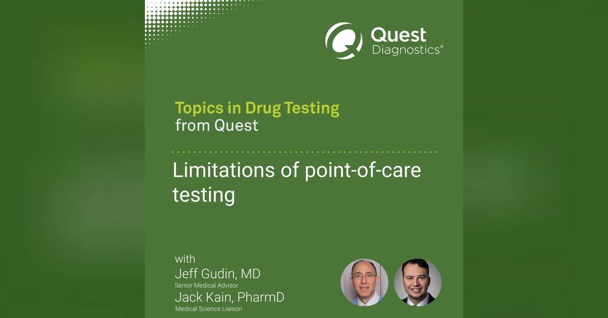 Limitations of point-of-care testing | Topics in Drug Testing from ...