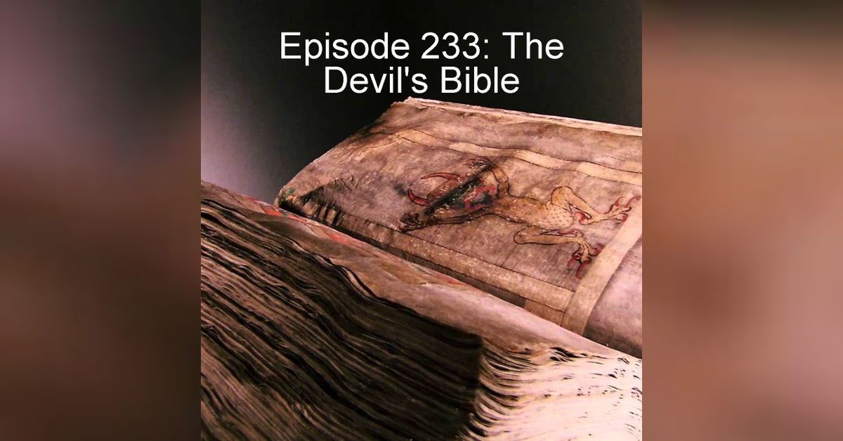 Episode 232: The Devil’s Bible | The Odd To Newfoundland Paranormal Podcast