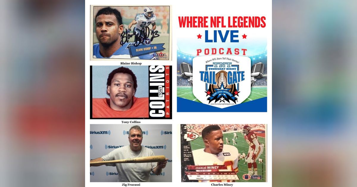 NFL Legends Blaine Bishop, Tony Collins, & Charles Mincy Plus Sirius/XM ...