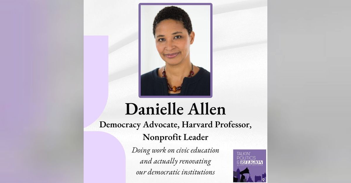 Danielle Allen is a Democracy Advocate, Harvard Professor and Nonprofit Leader who is "doing ...
