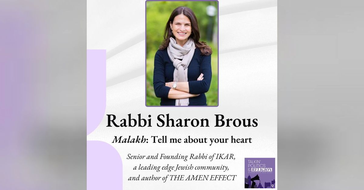 Rabbi Sharon Brous, Founder of IKAR and Author of the AMEN EFFECT ...
