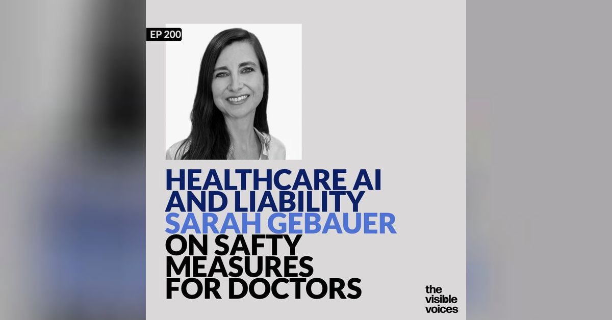 Who’s Responsible When AI Gets It Wrong? Sarah Gebauer on Medical ...