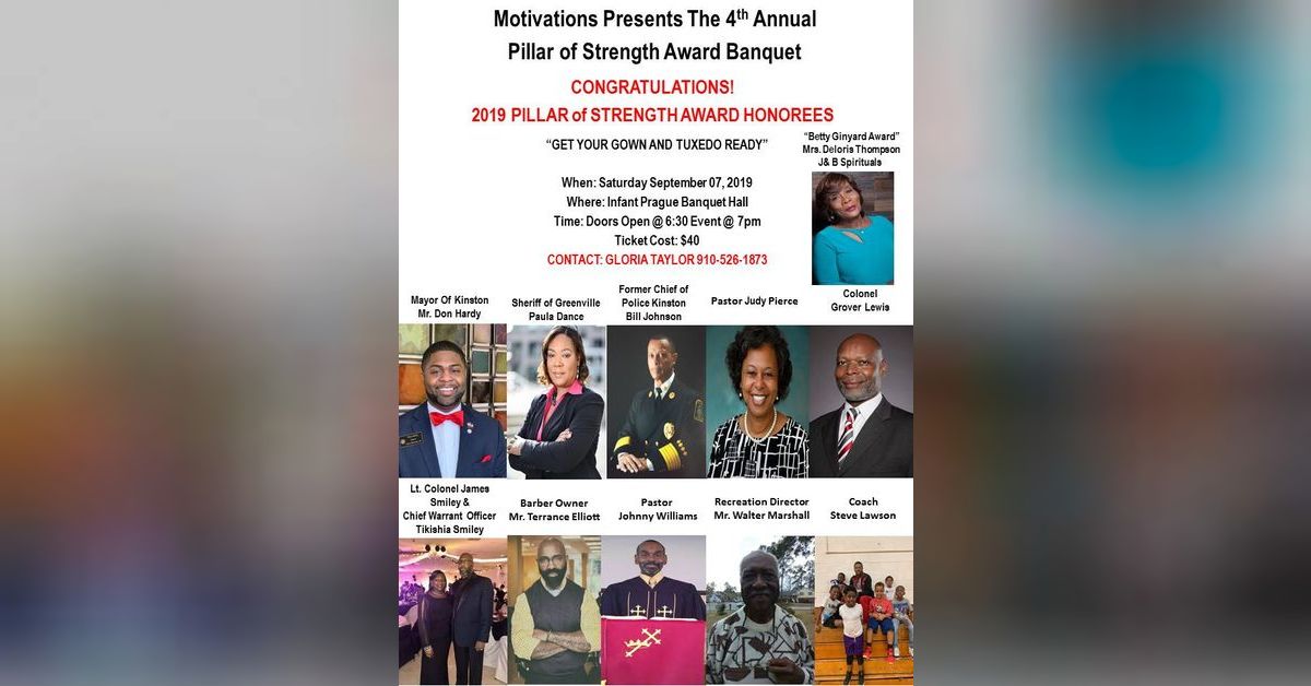 Part #1 Motivations Presents 4th Annual Pillar of Strength Award 2019 ...
