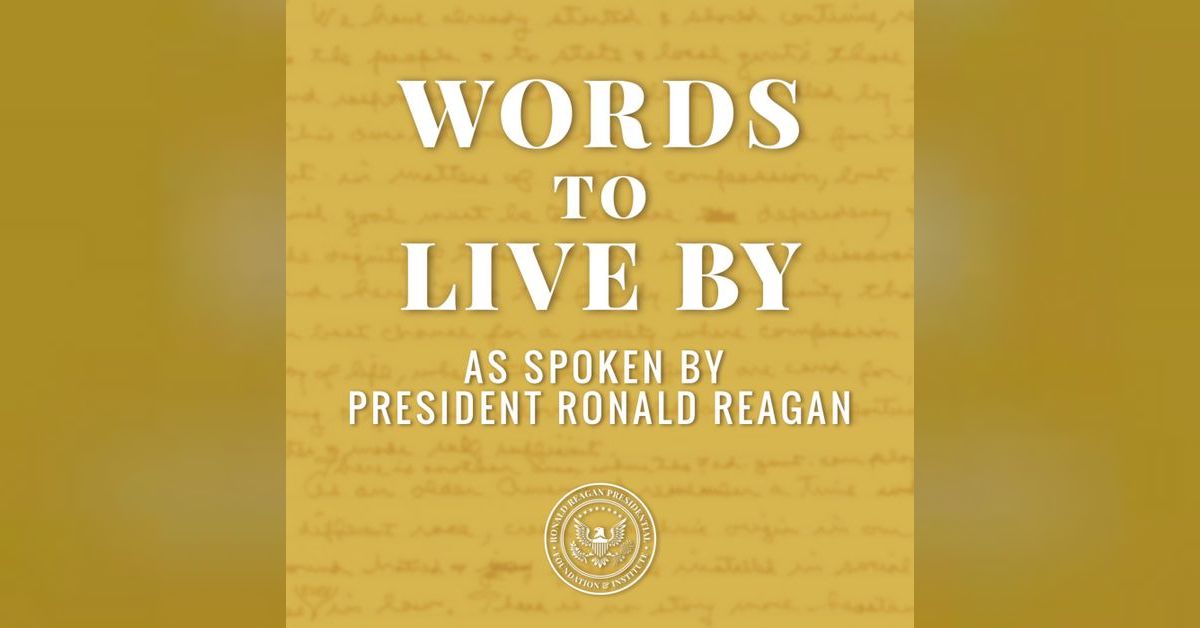 Words To Live By – Tom Brokaw Interviews Ronald Reagan | Word to LIve ...