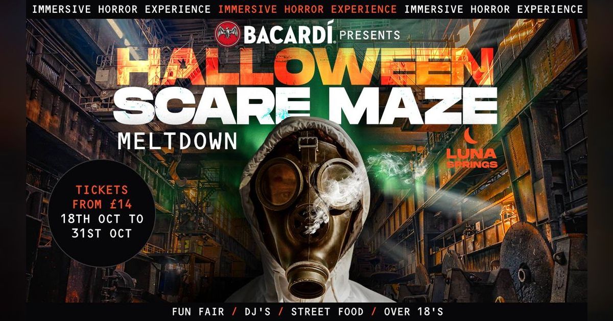 ScareTrack- Luna Springs MELTDOWN Scare Maze /On-location Review Episode 2023 | ScareTrack