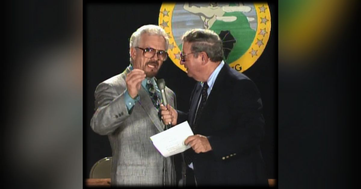 Part 1 with SMW's Les Thatcher, NWA Sat Night on TBS from Nov 21 1987 ...