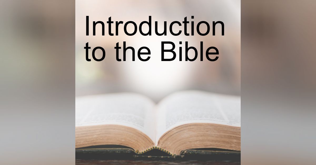 Bible Series: Intro to the Bible | The Epic Life - Bob Hallman