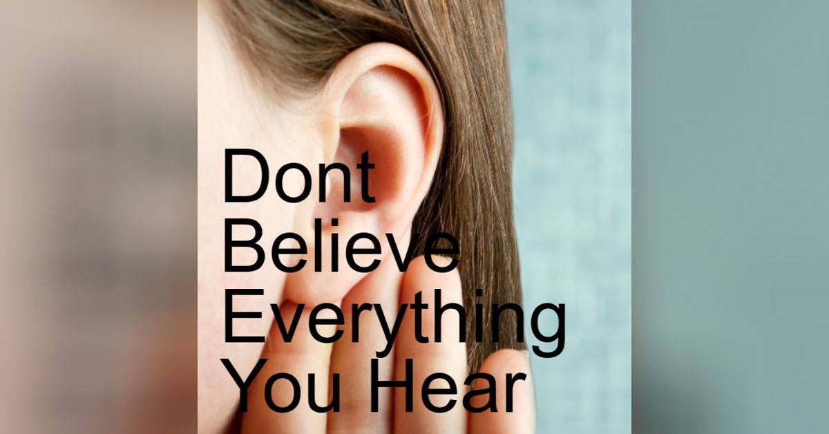 6. Don’t Believe Everything You Hear (John 4:1-66) | The Epic Life ...