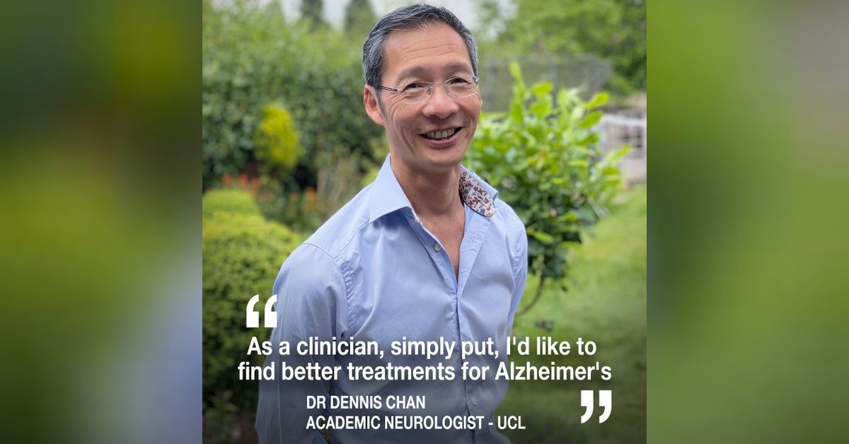 Academic Neurologist Dr Dennis Chan shares his work on the early ...