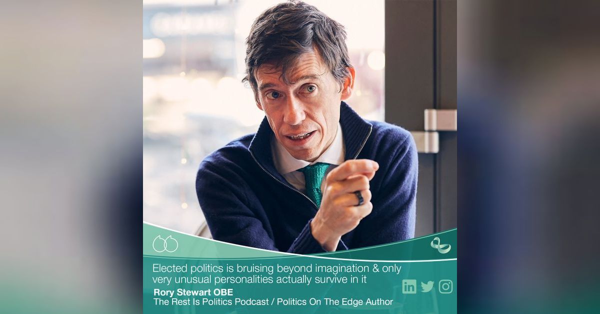 Rory Stewart – Politics On The Edge | The Convex Conversation
