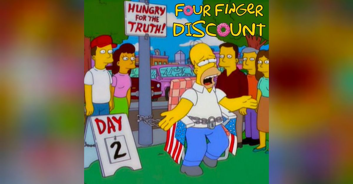 Hungry, Hungry Homer (S12E15) | Four Finger Discount (Simpsons Podcast)