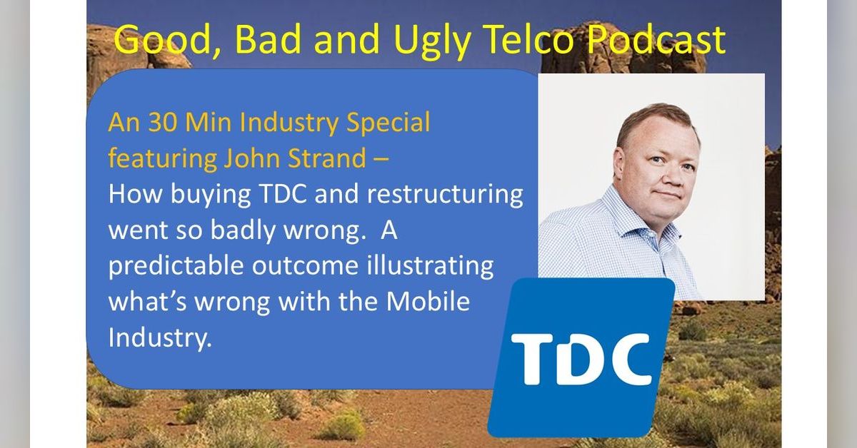 John Strand tells us about TDC Denmark; How Financial Engineering has ...