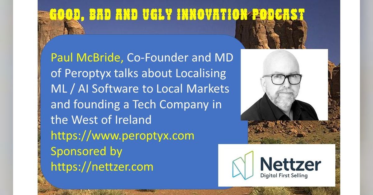 Paul McBride, MD and co-founder of Peroptyx, talks about localising AI ...