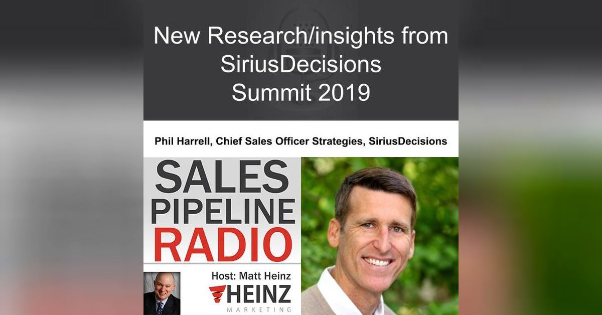 New Research/Insights from SiriusDecisions Summit 2019 | Sales Pipeline ...