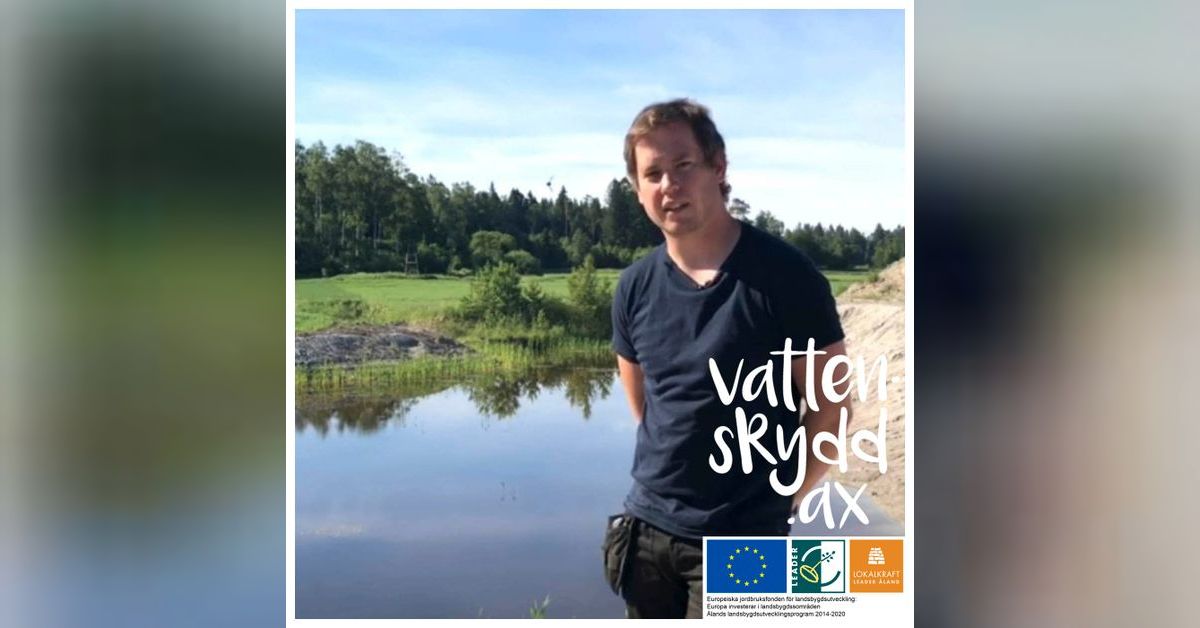 Win-win för Johan Holmqvist och vattenmiljön | Vattenpodden