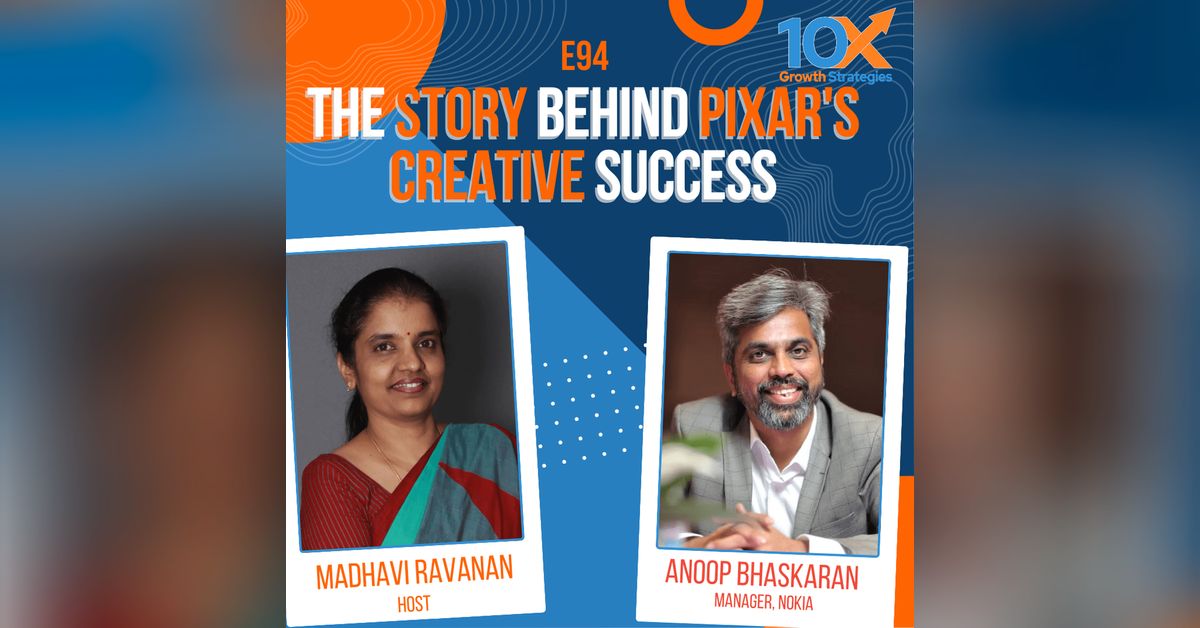 E94: Creativity Inc.: The Book That Shaped Pixar with Anoop Bhaskaran ...