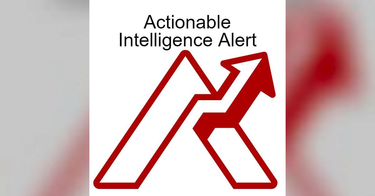 Actionable Intelligence Alert with John Polomny | johnpolomny