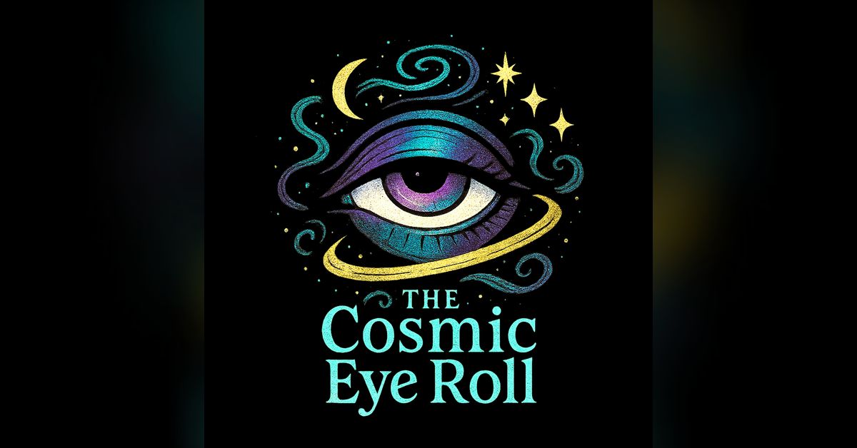 The Cosmic Eye Roll: Because some days the only chakra open is sarcasm ...